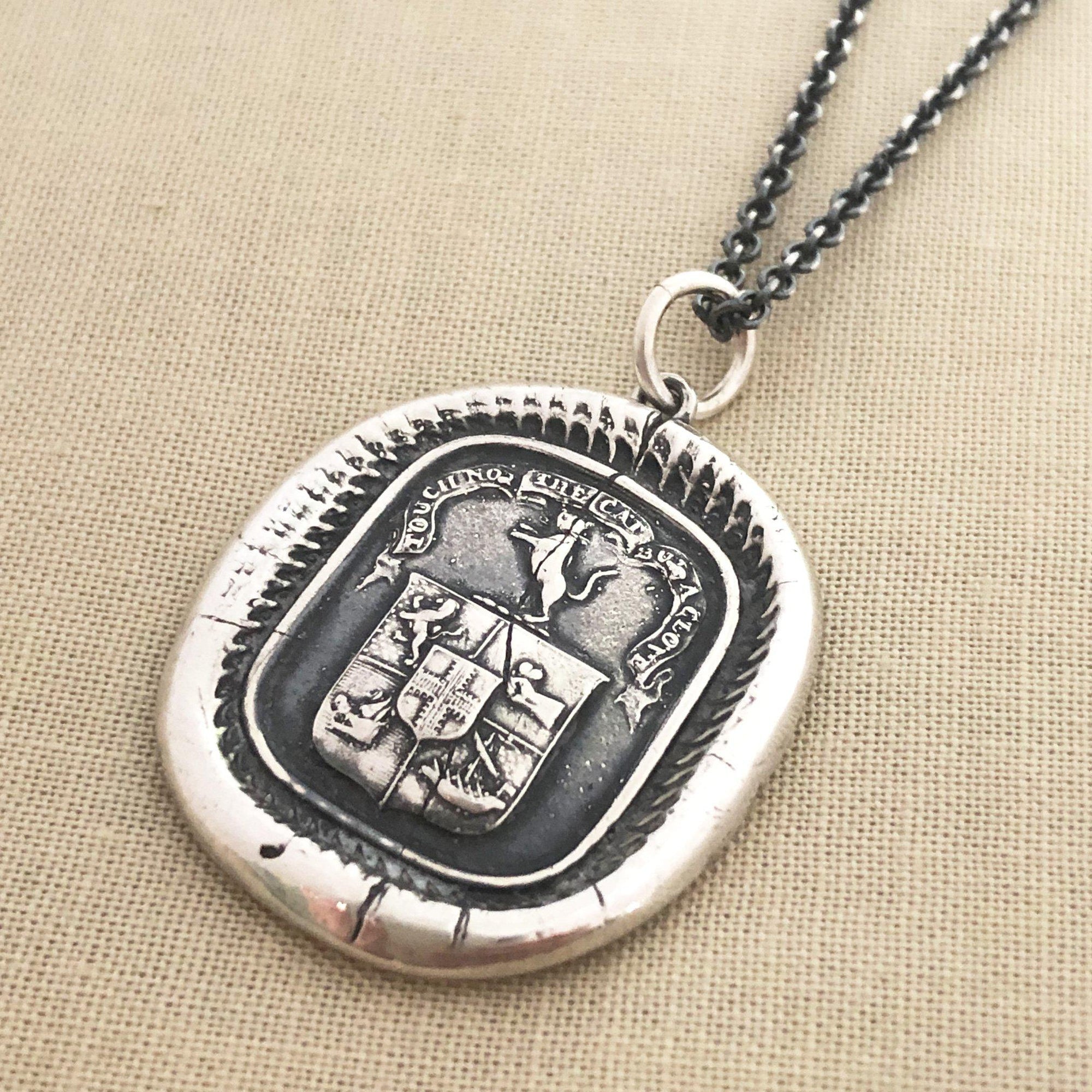 Cat Wax Seal Crest - Shannon Westmeyer Jewelry