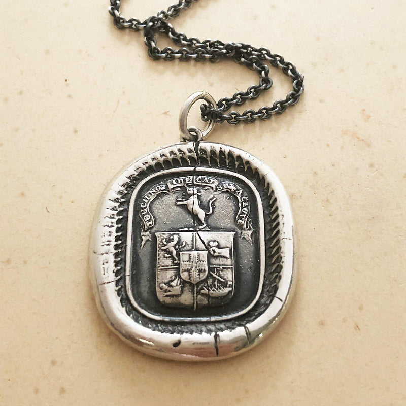 Cat Wax Seal Crest - Shannon Westmeyer Jewelry